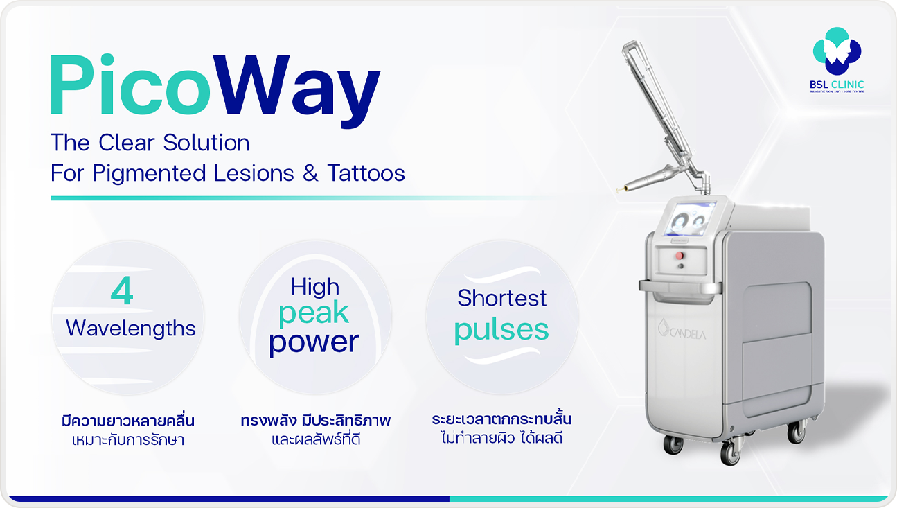 Program PicoWay Laser ดูแลฝ้า กระ จุดด่างดำ ผิวกระจ่างใสขึ้น